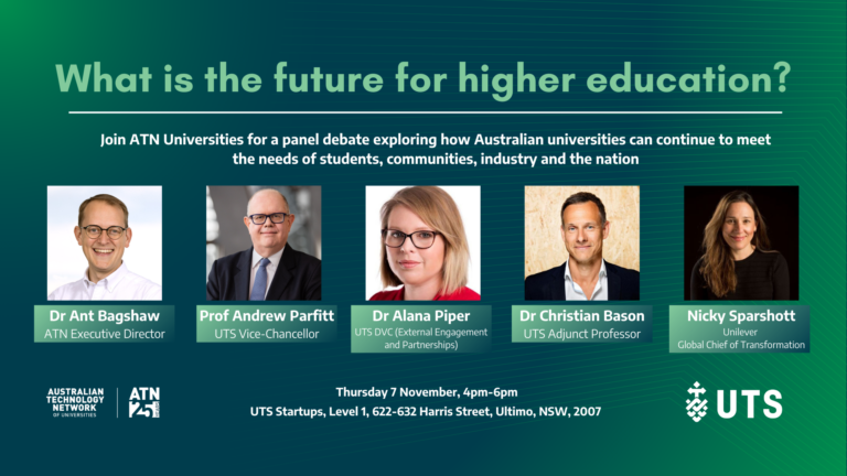 What is the future for higher education? ATN25 - UTS Panel Discussion ...